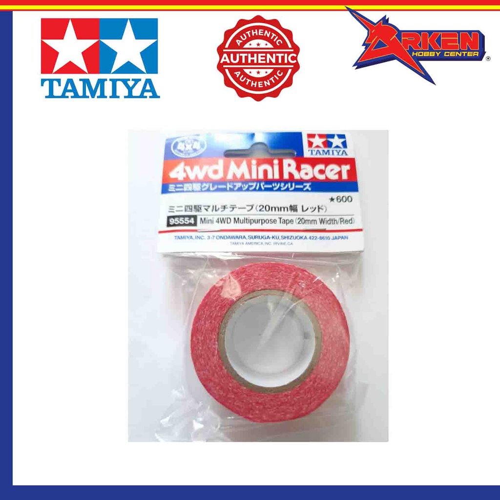 TAMIYA Mini 4WD Parts - Mini 4wd Multi-Purpose Tape (20 mm / Red ...
