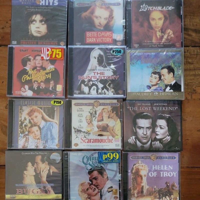 VCD Brand New Sealed Original Classic Movies English Hepburn Part 1 ...