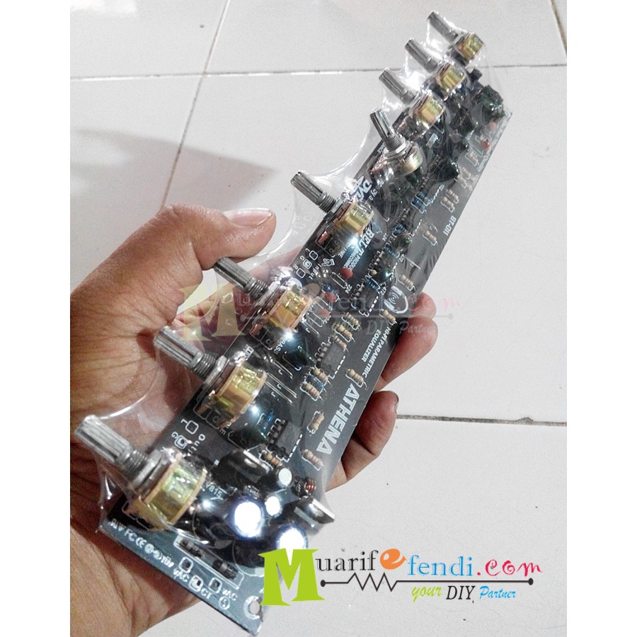 Parametric KIT Parametric Frekwensi Equalizer Tone Control Stereo ...