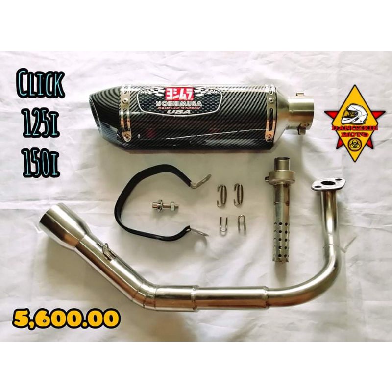 HONDA CLICK 125i/150i 370mm YOSHIMURA R77 FULL SYSTEM | Shopee Philippines