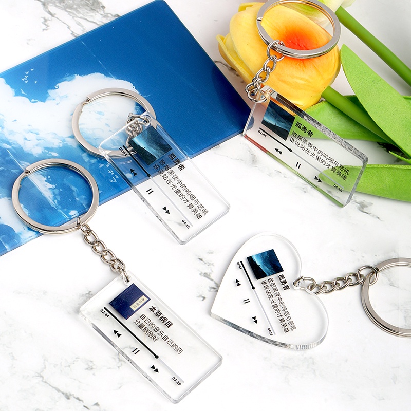 Customized Key Ring Lyrics Charm Acrylic Jay Chou Wang Xinling Yang ...
