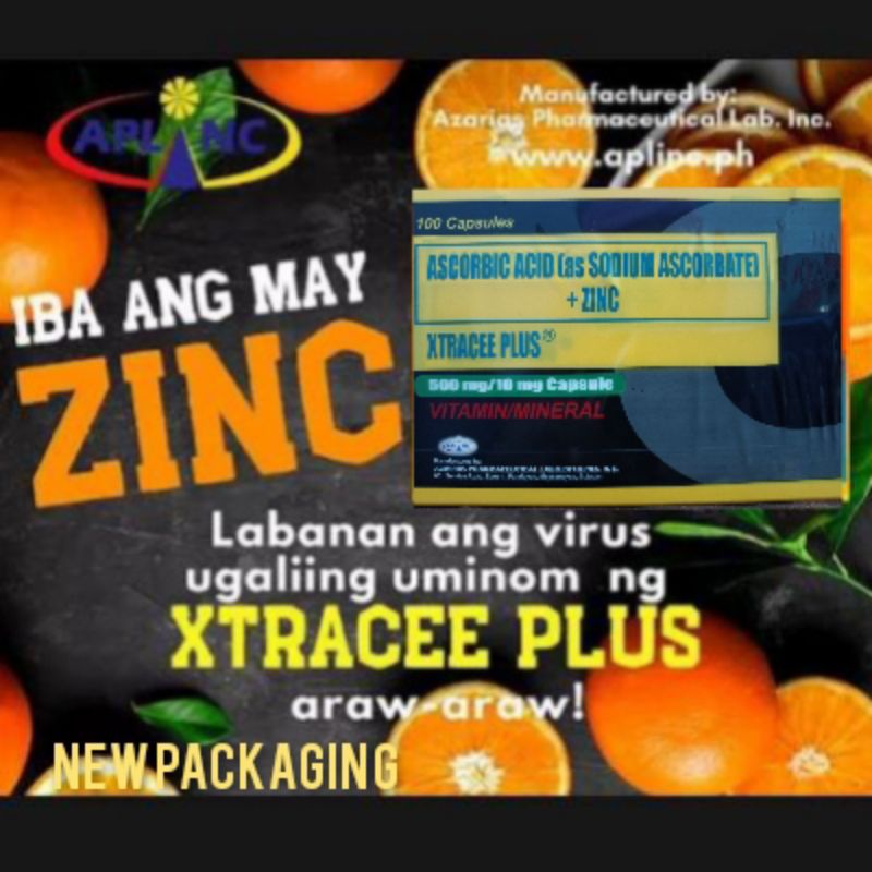 Sodium Ascorbate with zinc (Xtracee Plus 2027 expiration date) | Shopee ...