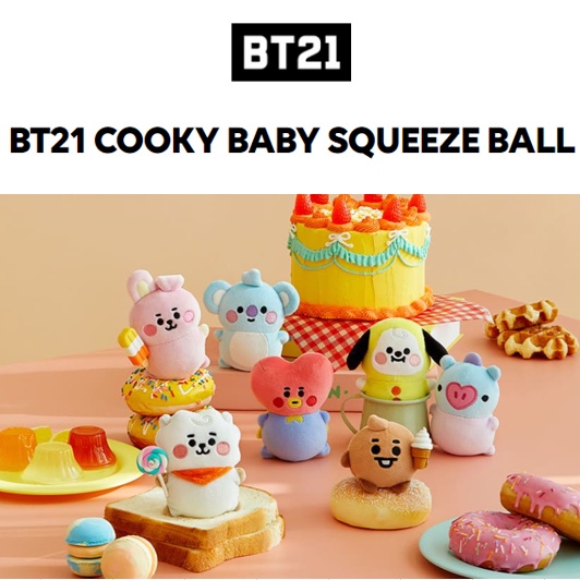 [BTS] BT21 Baby Squeeze Ball (Official Authentic Goods) | Shopee ...