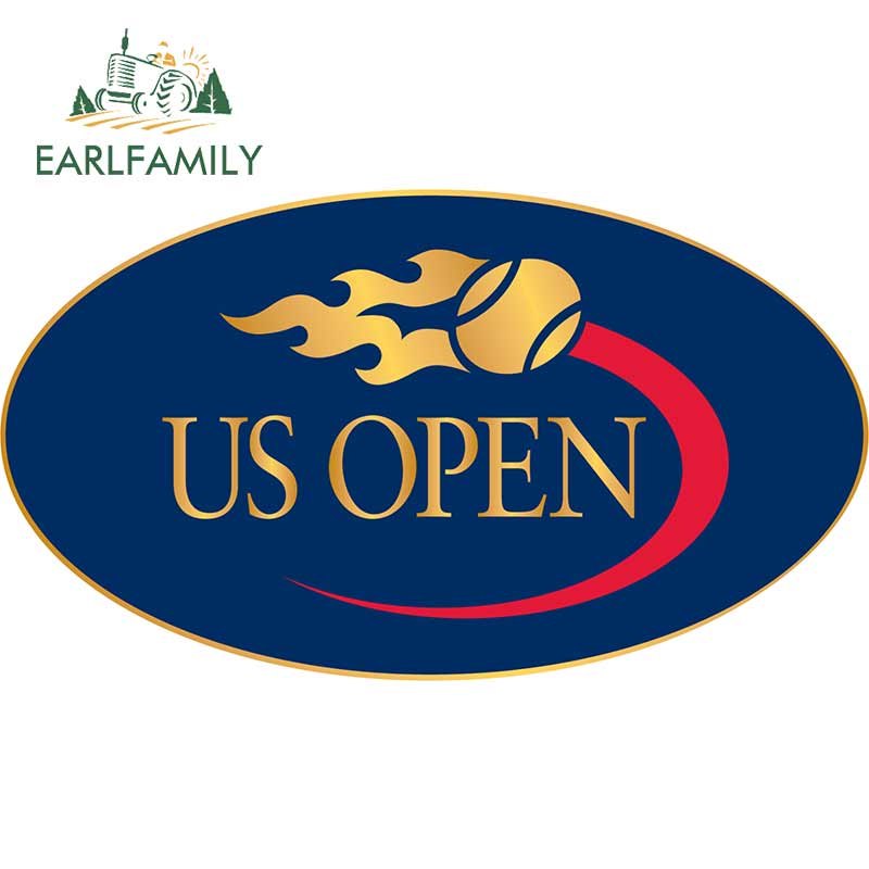 EARLFAMILY 13cm x 7.4cm Car Stickers for USA Open Tennis Championship ...