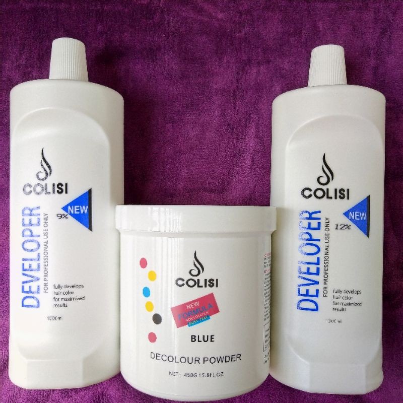 Colisi Bleaching Powder Set 9%/ 12% 1000ml | Shopee Philippines