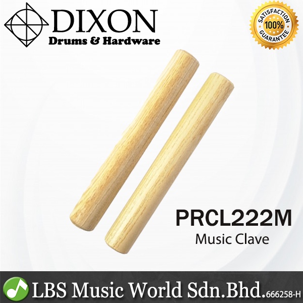 Dixon PRCL222M Maple Wood Clave with Handle Latin Percussion Stick ...