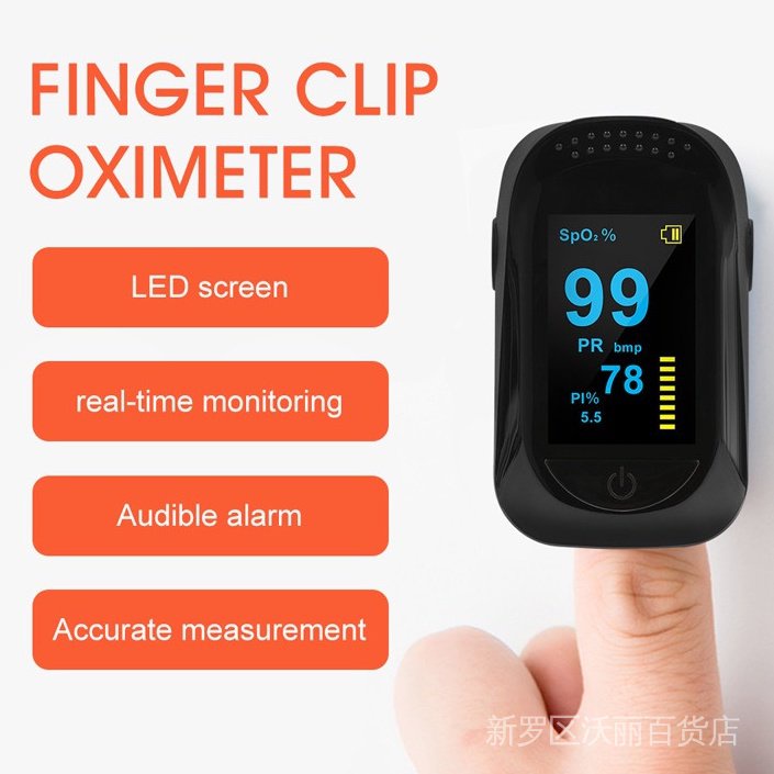 Omron style finger pulse oximeter OLED oxymeter heart rate blood pressure blood oxygen monitor ...