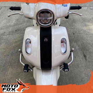 Yamaha Mio Fazzio Crash Guard - Black / Stainless | Shopee Philippines