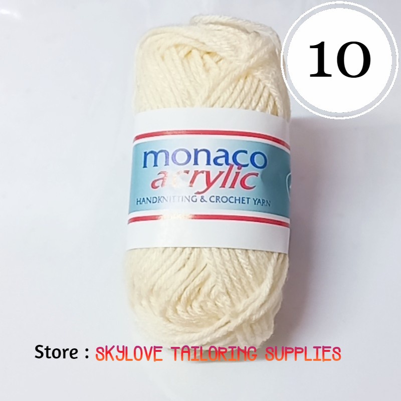 (BATCH 1) Sold per piece Monaco Acrylic Yarn | Monaco Acrylic ...