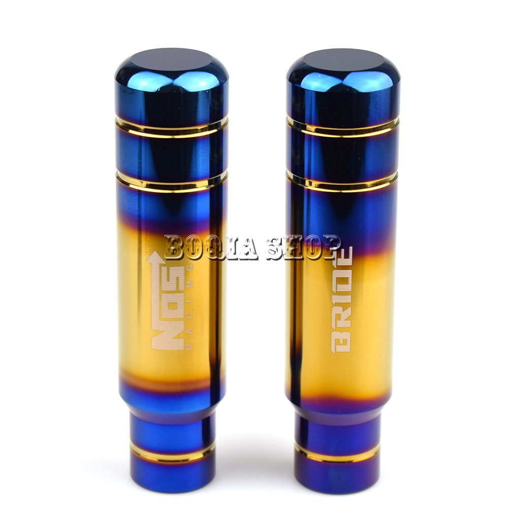 Universal Racing Bride/NOS Burnt Blue Aluminum Car Gear Shift Knob ...