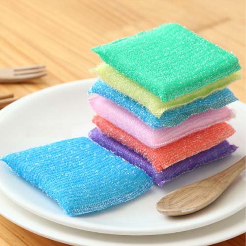 Sponge Washing Dishes Colorful Sponge Sponge Coir Nets Dishwashing ...