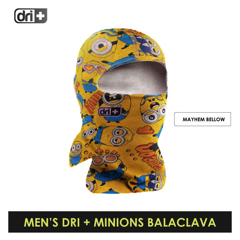 Dri Plus Men's Minions Washable Multi-Functional Moisture Wicking ...
