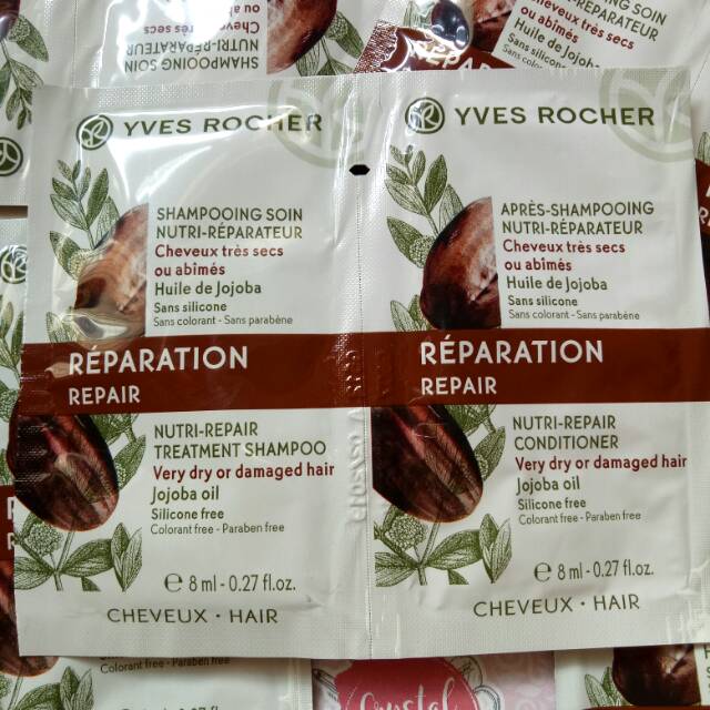 Yves Rocher Shampoo + Conditioner Repair | Shopee Philippines