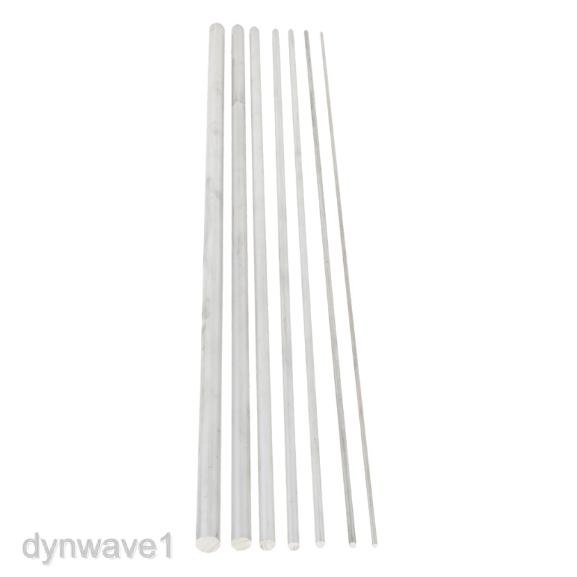 20'' / 50cm x 6063 Aluminium Alloy Round Solid Rod Bar Shaft, Diam. 3mm ...