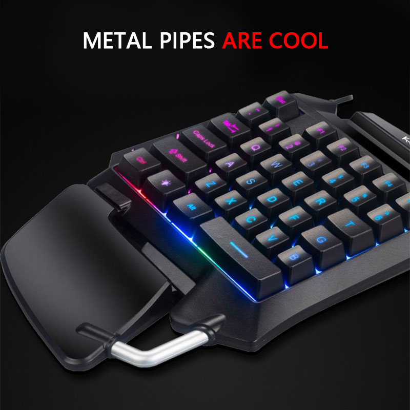 35 Keys One-handed Gaming Membrane keyboard Ergonomic Keypad for Laptop ...