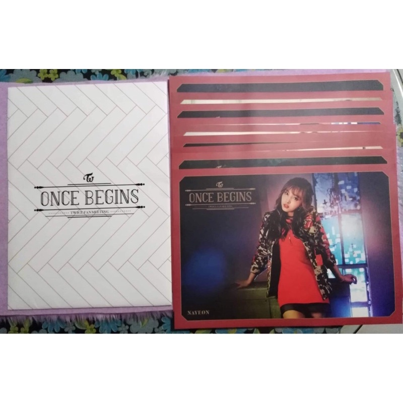TWICE ONCE BEGINS POSTER SET | Shopee Philippines