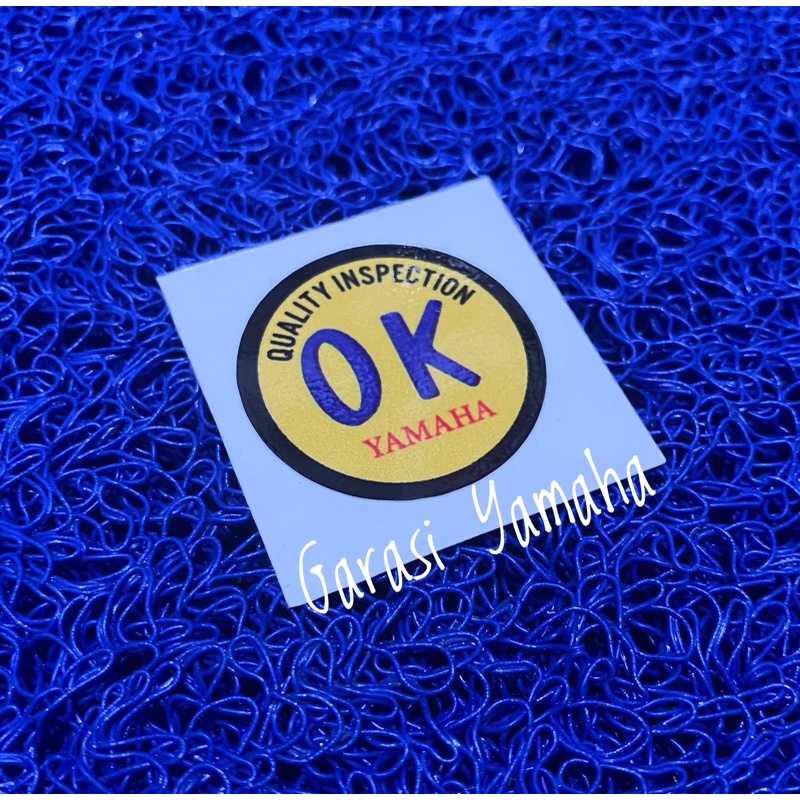 Ok yamaha sticker, Ok sticker, yamaha quality inspection sticker ...