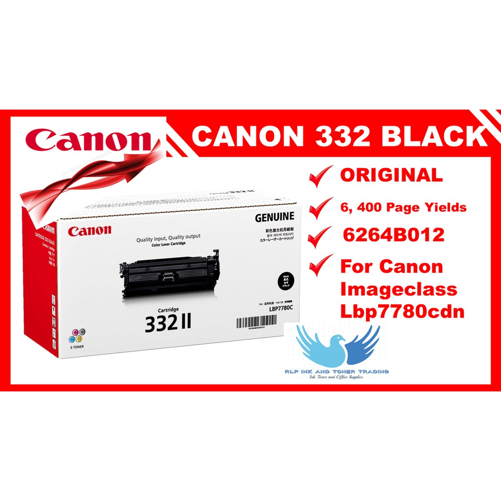 Canon 332 Black Original Toner Cartridge | Shopee Philippines