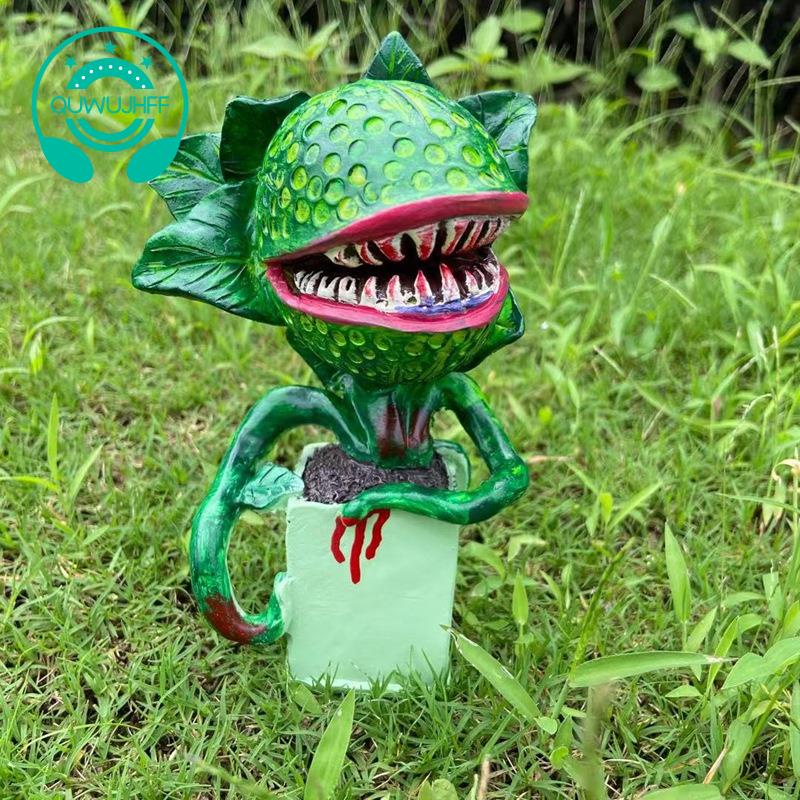 Piranha Flower Replica Movie Prop Yard Resin Ornaments Little Shop of ...