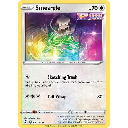 Smeargle - 209/264 - Common | Pokemon Trading Card Game | Shopee ...
