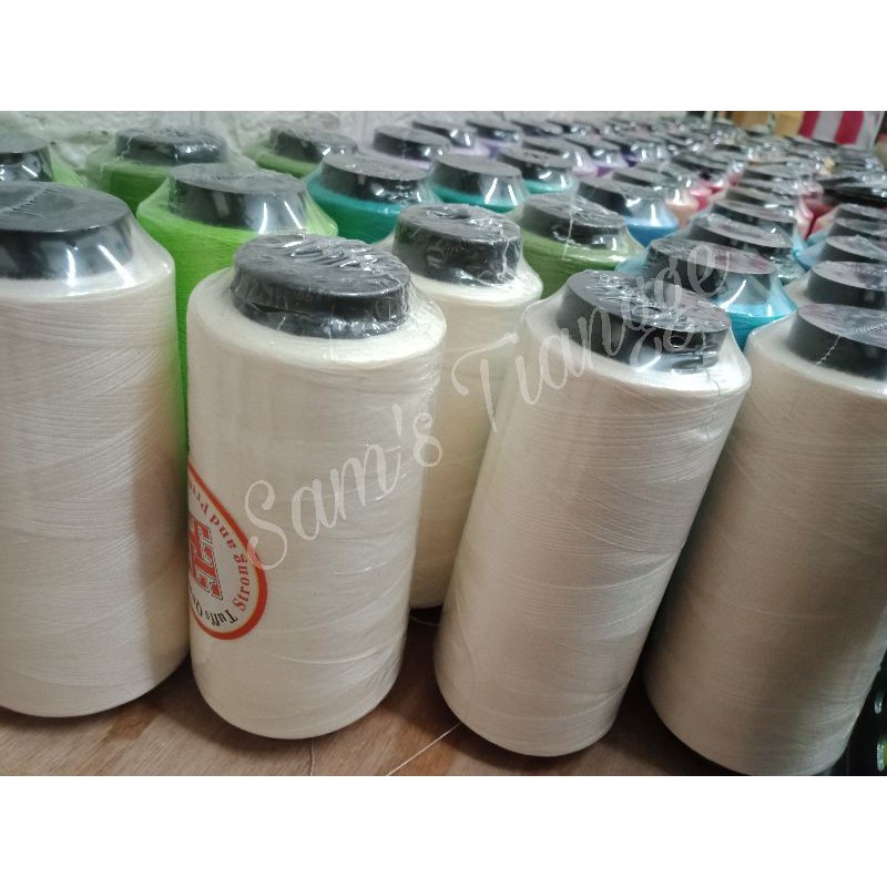 Sewing thread polyester. Sold per roll. Part 2. (TKT 120 HC) | Shopee ...