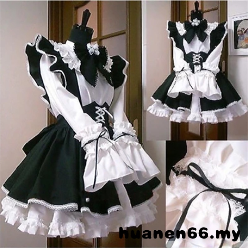 COD cosplay Chrismas maid costume dress maid outfit Lolita comic event ...