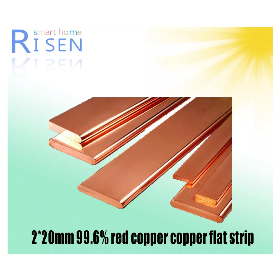 99.6% red copper copper flat strip metal strip thickness 1 meter long ...