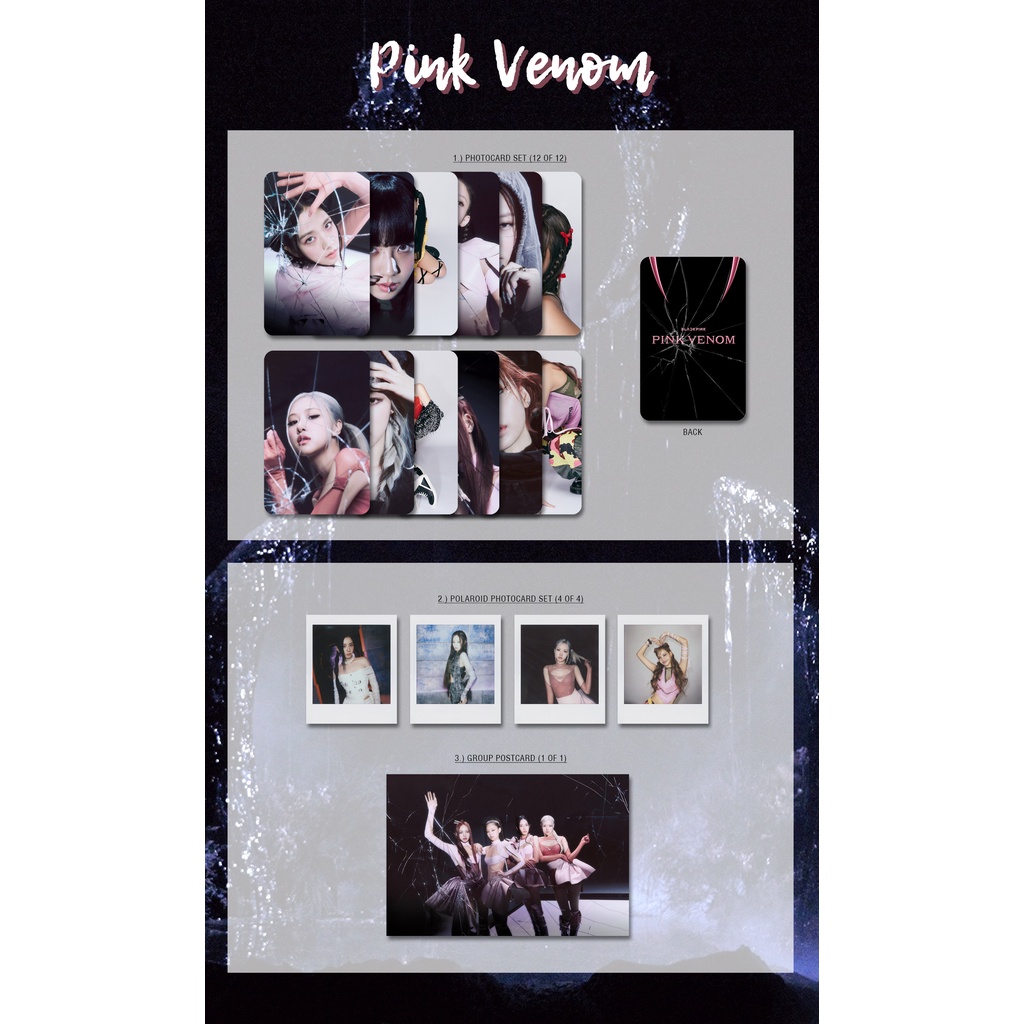 BLACKPINK 'Pink Venom' Fanmade Photocard Set | Shopee Philippines