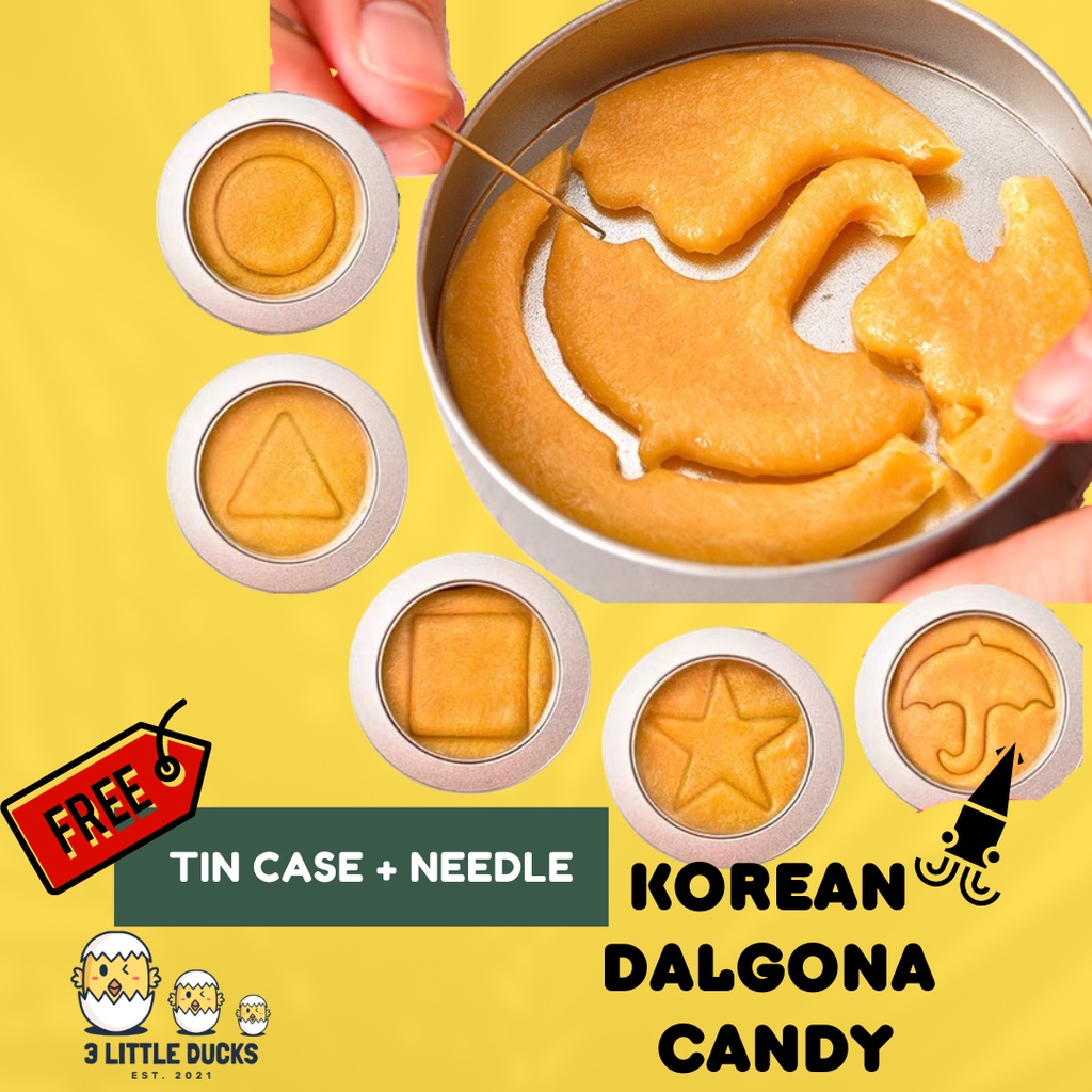 Squid Game - Korean Dalgona Candy / Sponge Candy / Honeycomb Toffee san DIY Game 亲子活动 | Shopee ...