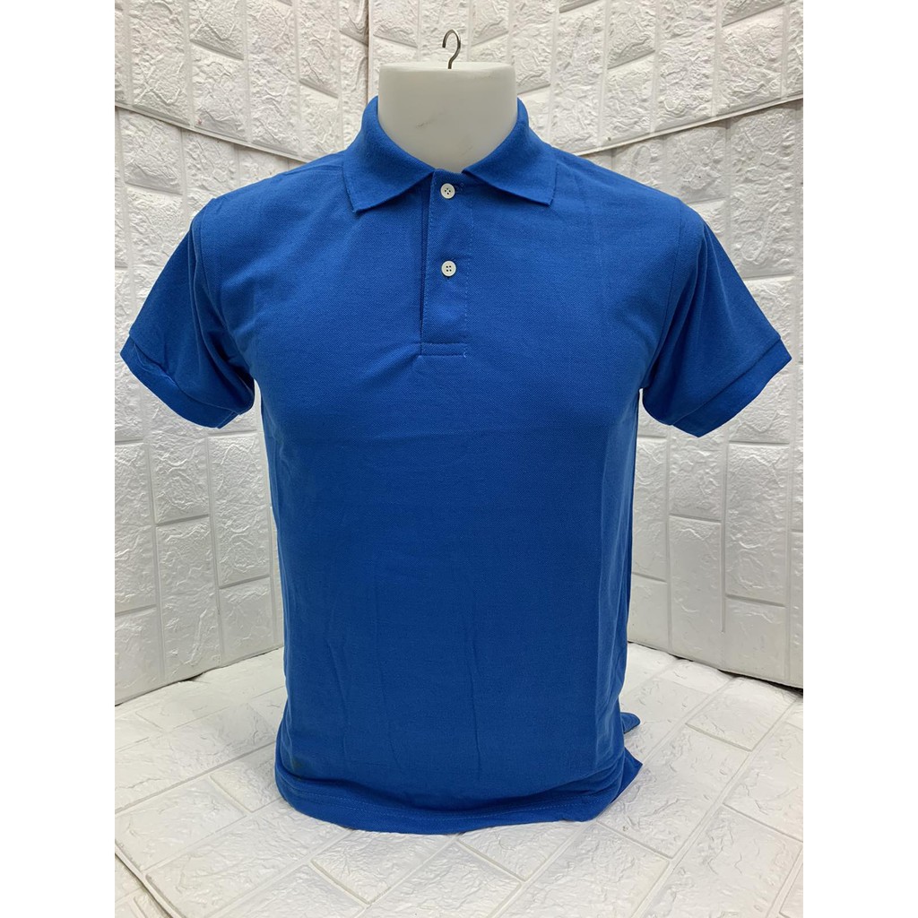 Go-Shirt Men's Classic Polo Plain Shirt with side slit | Shopee Philippines