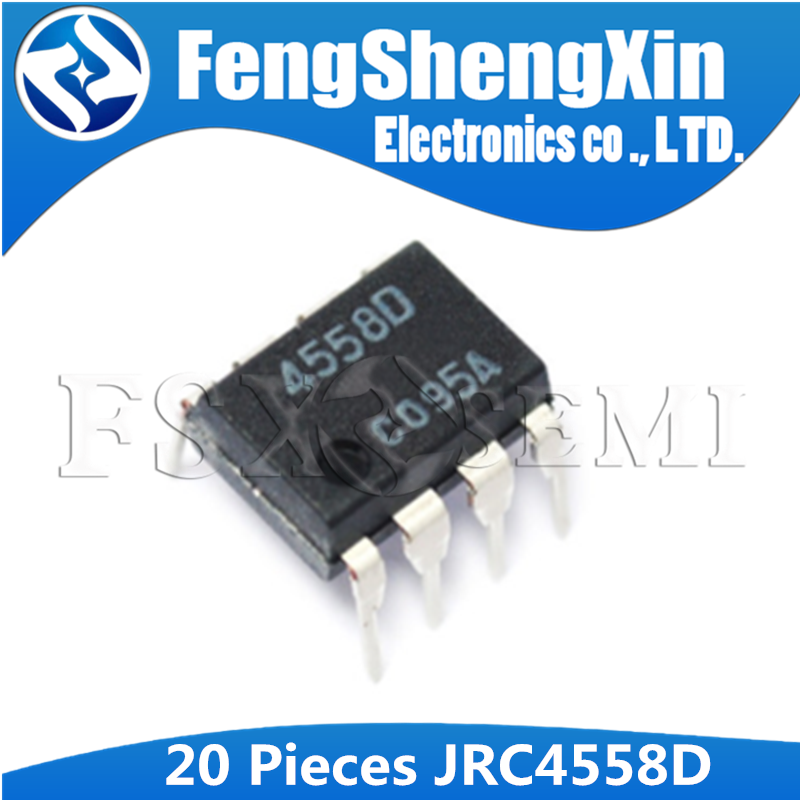 20pcs/lot JRC4558D DIP-8 NJM4558D 4558D DIP Dual Operational Amplifier IC | Shopee Philippines