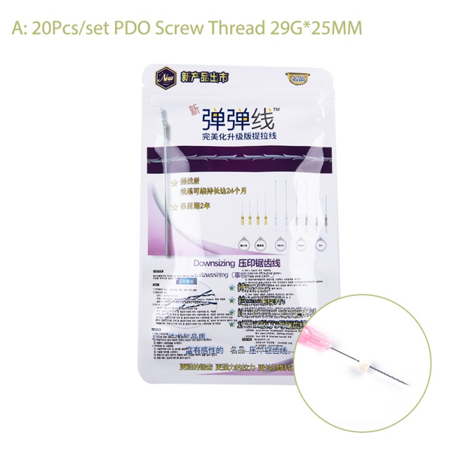 20Pcs Tornado Screw/Mono Thread Lifting Premium PDO 29G for Removing ...