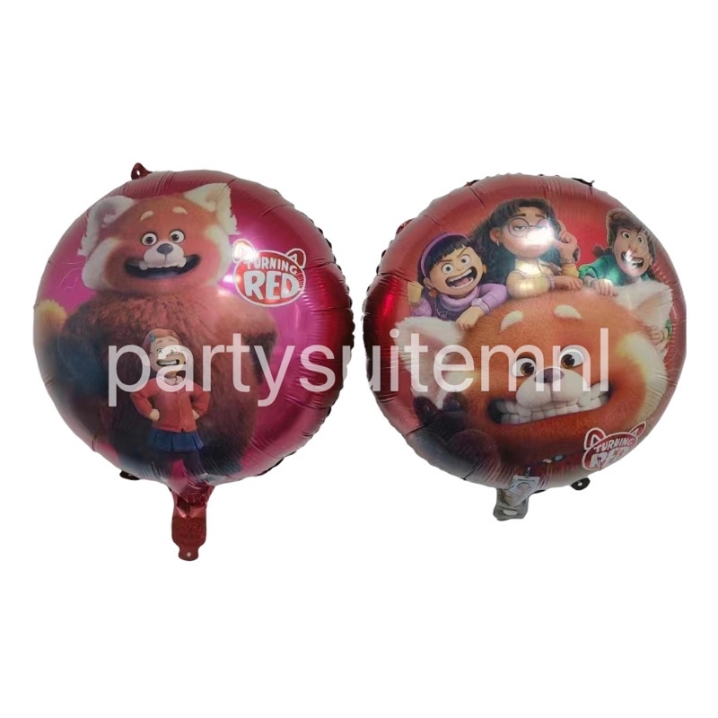 Turning Red Theme Birthday Balloons | Shopee Philippines