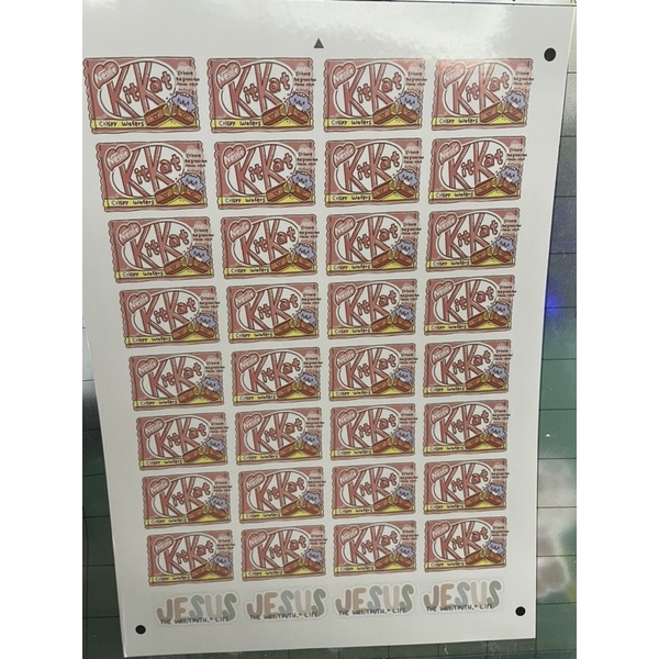 Sticker Photo Logo Label A4 sheet per piece (your own design/logo ...