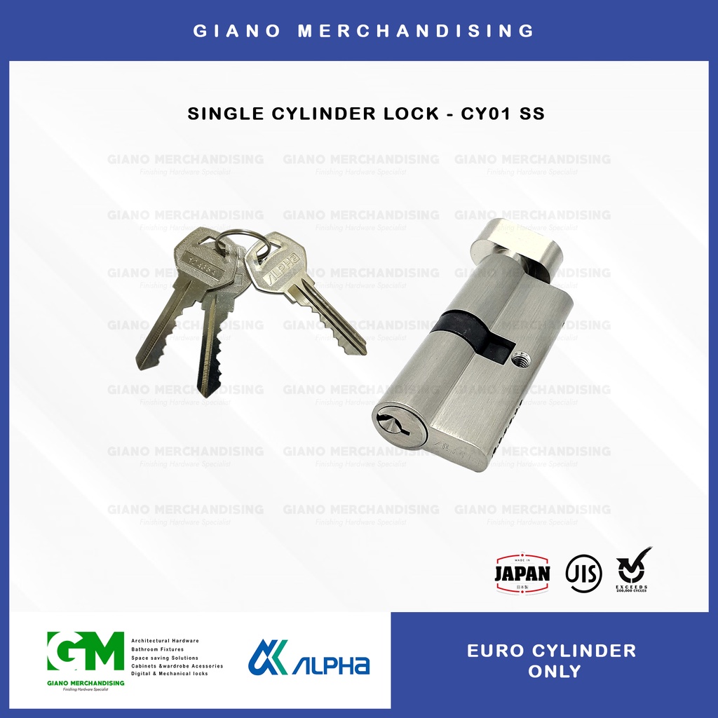 Euro Profile Cylinder Door Lock | Shopee Philippines