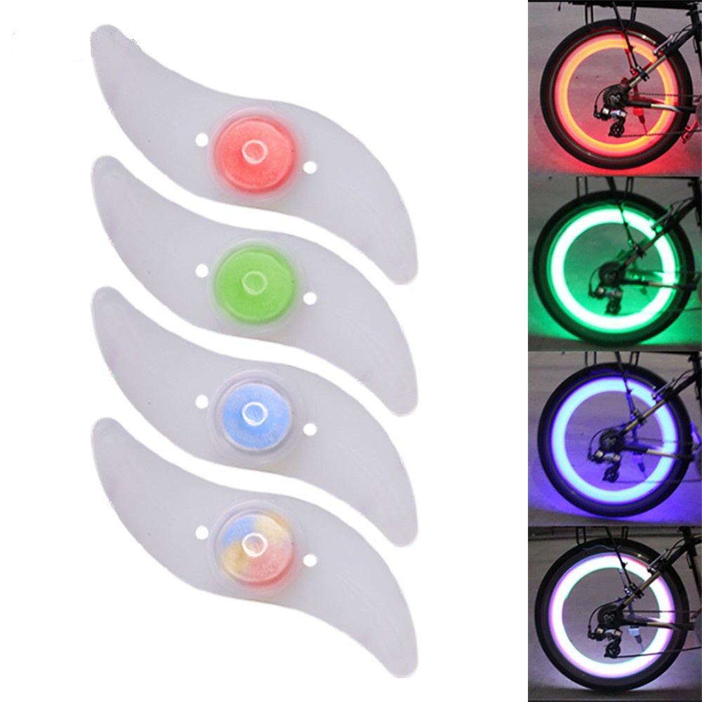 Re Bicycle Led Spoke Lights Wire Tire Bright Light Lamp Bike Cycling ...