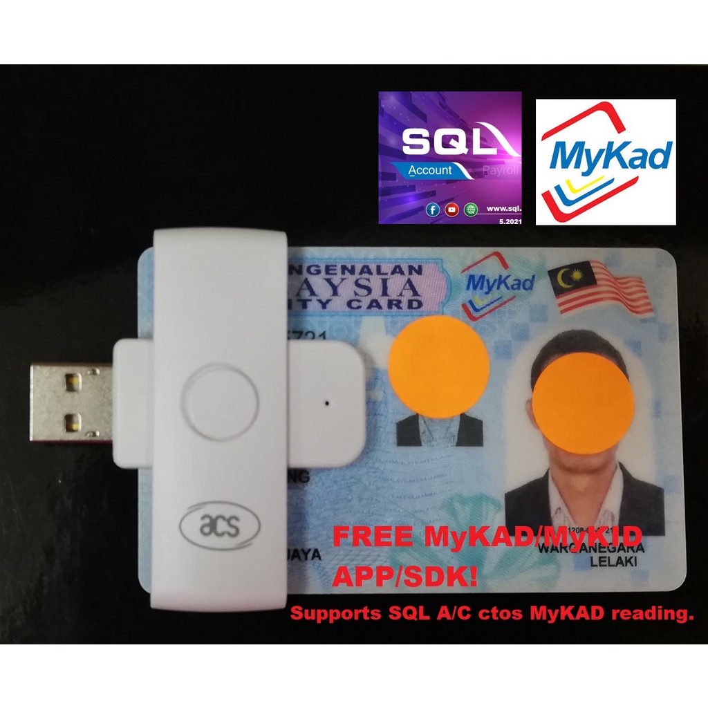 ACS ACR39U-N1 PocketMate II USB (Type A) (Supports MyKAD) | Shopee ...