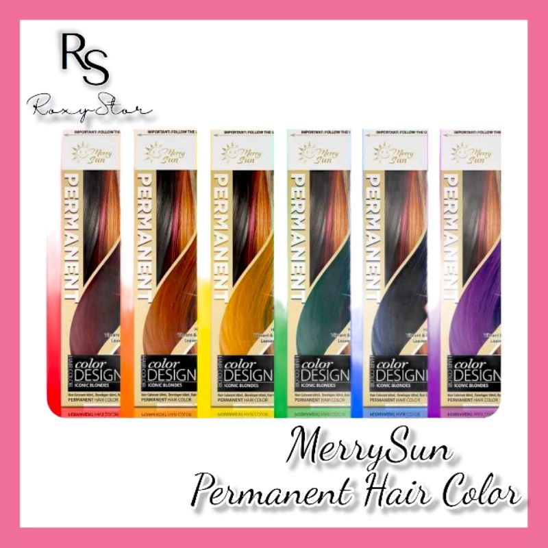 Merry Sun Permanent Hair Color | Shopee Philippines