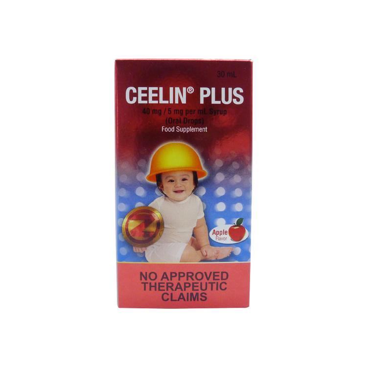 Ceelin Plus Apple Flavor 40 mg / ml 30 ml Oral Drops | Shopee Philippines