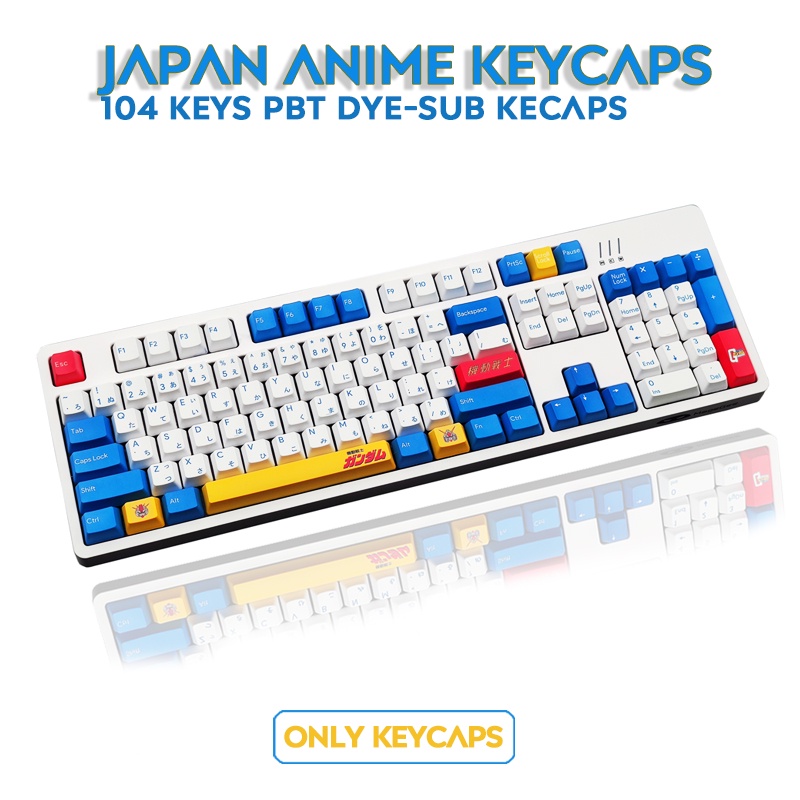 PBT Keycap 117 Keys DYE-SUB OEM Profile Japan Personalized Anime ...