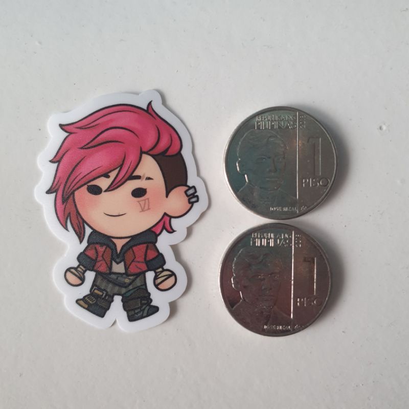 Arcane League of Legends Vinyl Stickers (Jinx, Vi, Caitlyn) | Shopee ...