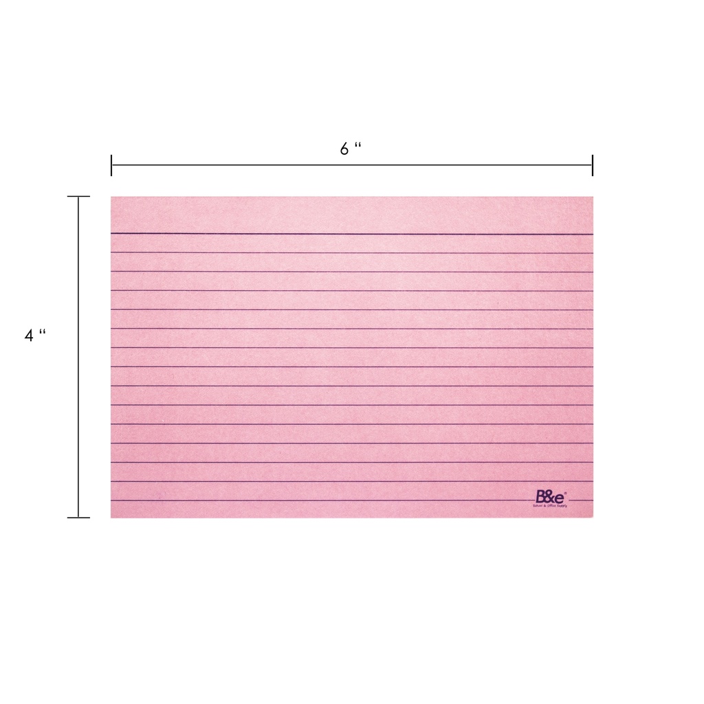 B&E Index Card 4x6in 180gsm | 100pcs | Shopee Philippines