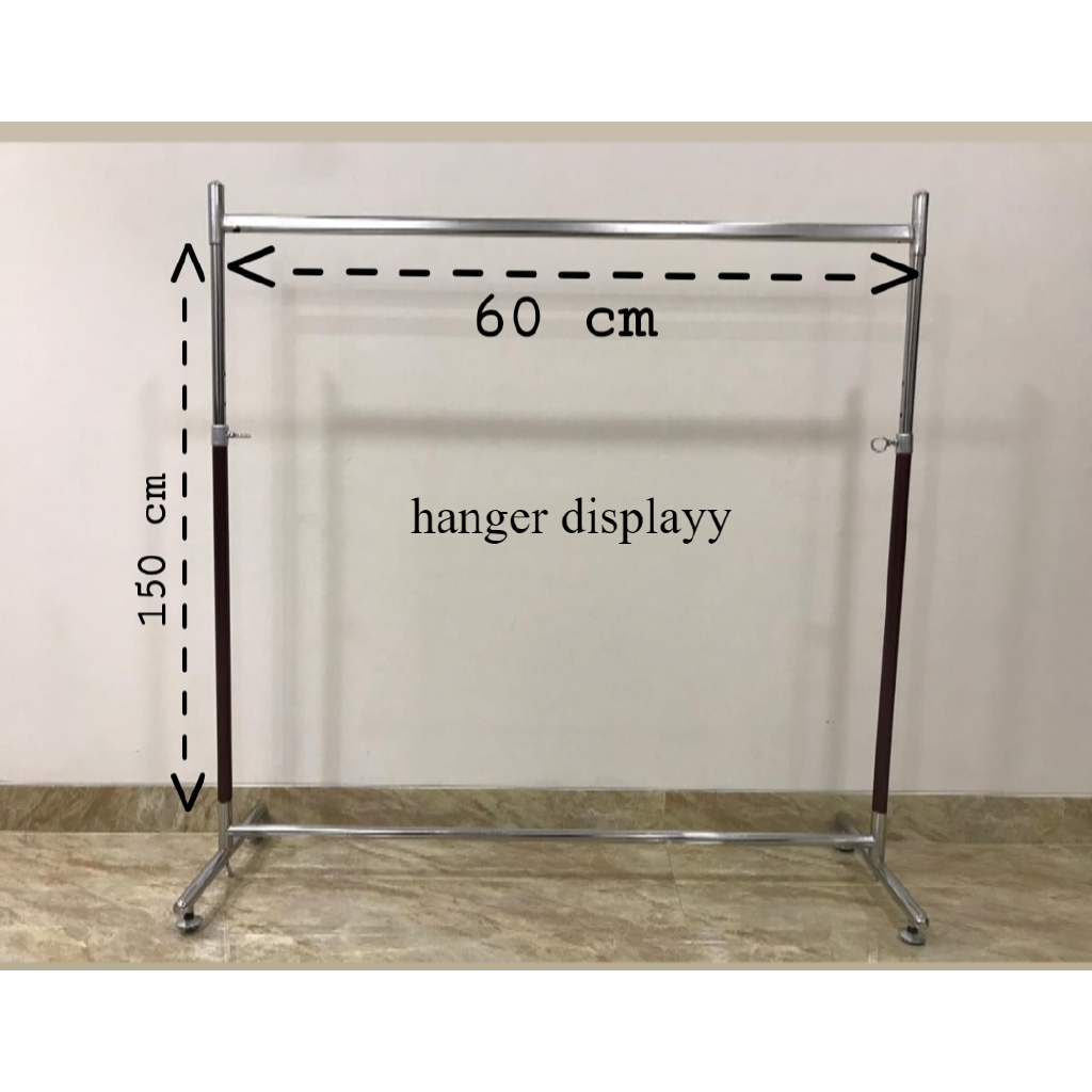 GANTUNGAN Goal Hanger Clothes Hanger Round Pipe Model (80cm) | Shopee ...