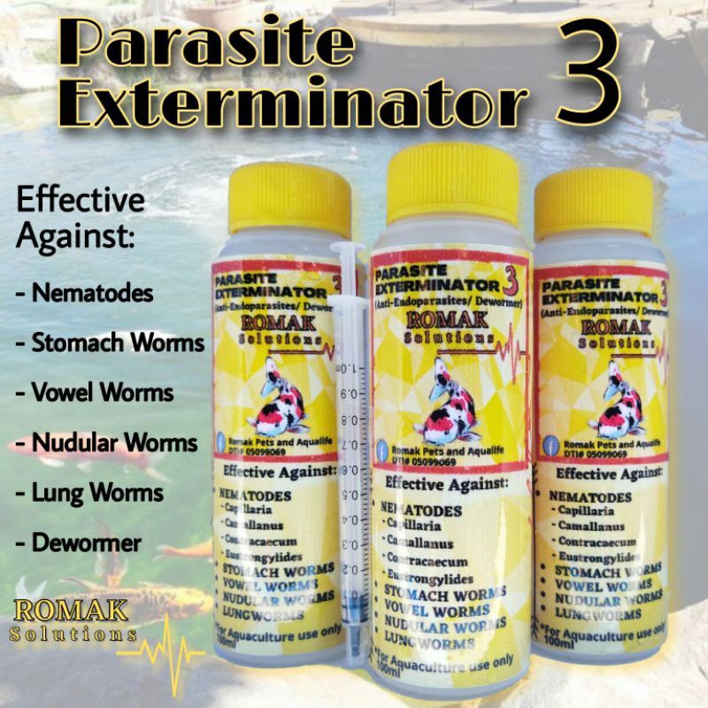 Romak 3 Anti-Endoparasites / Dewormer 100ml | Shopee Philippines