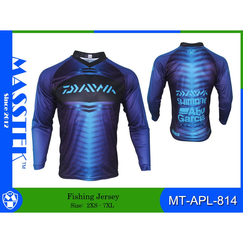 MASSTEK @Johor Fishing Jersey Ikan Memancing Lengan Panjang Fishing ...