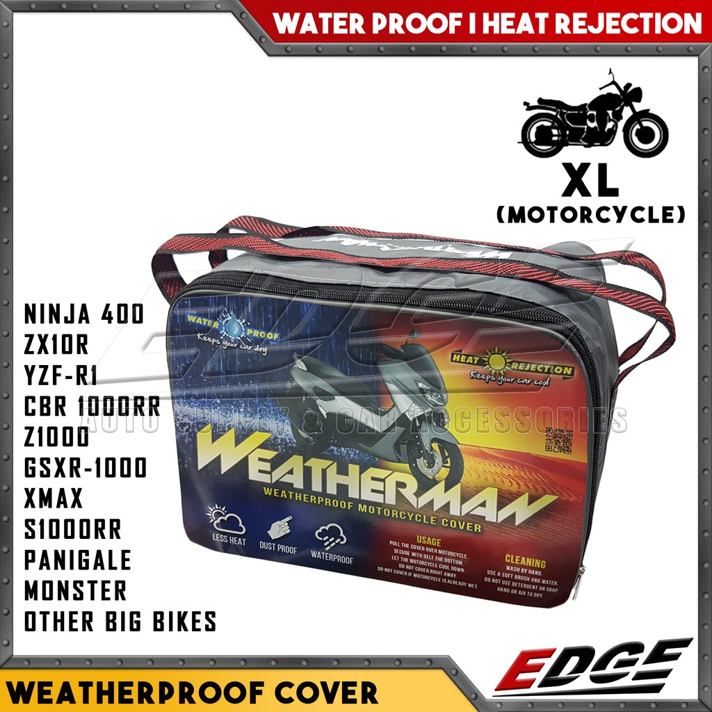 Weatherman Car Cover & Motorcycle Cover - Waterproof - Heat Resistant ...