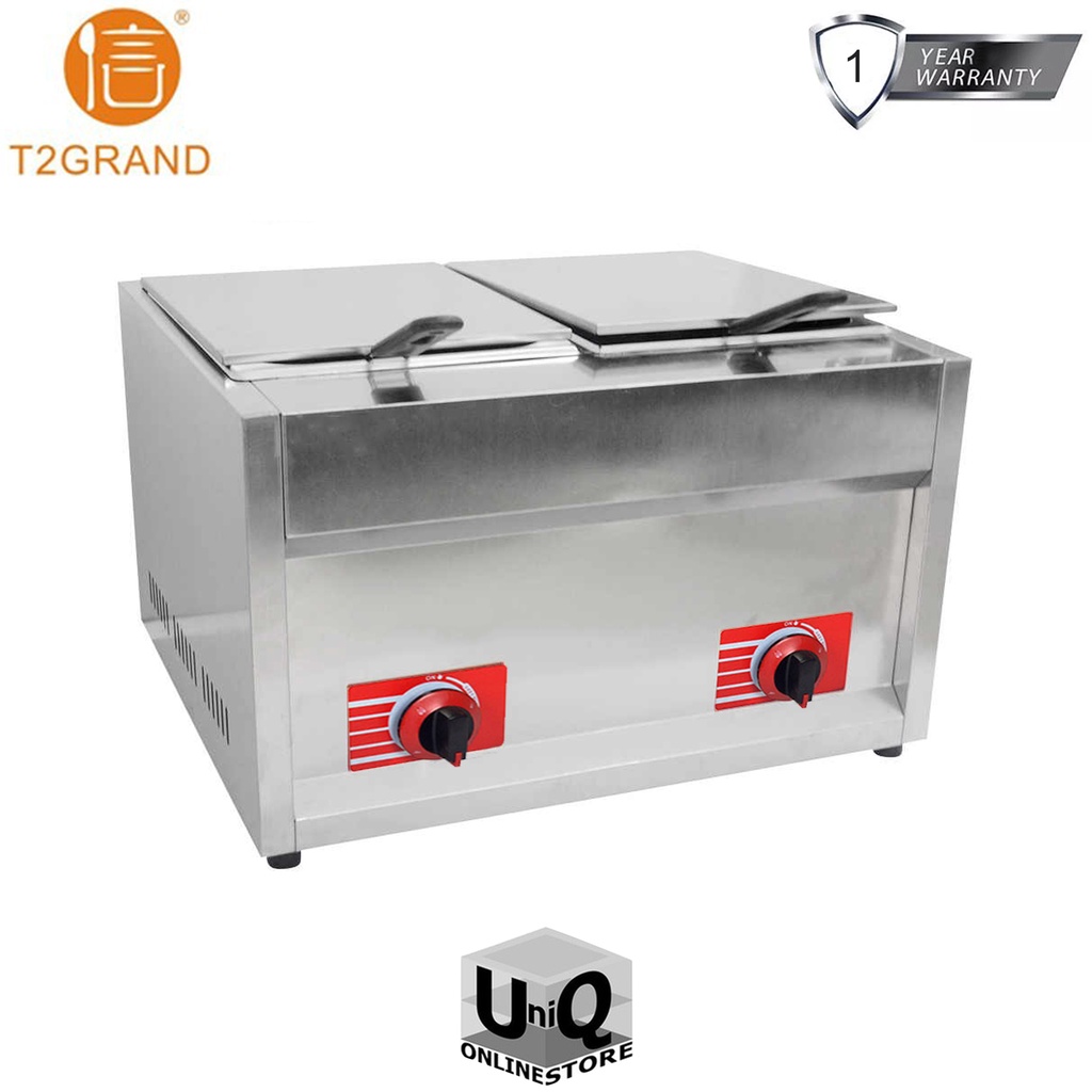 T2GRAND Double Deep Fryer Gas Burner (LPG Only) | Shopee Philippines