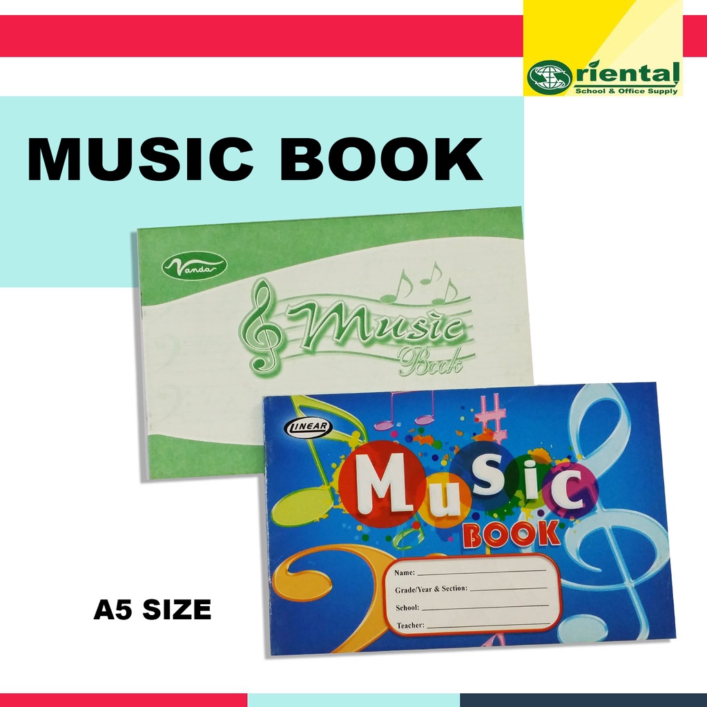 Music Writing Book - Big and Small Size - Blank Sheet Music Notebook ...