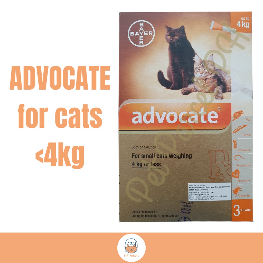 Advocate for CATS Spot-on (Small cats) WITH FREEBIE | Shopee Philippines