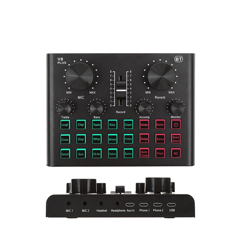 Sound Card V8 Plus Audio receiver and Livestream - Bluetooth USB Audio ...